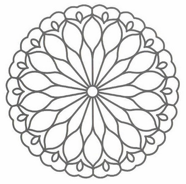 Mandala nine Coloring Page | CreativeTherapyTools